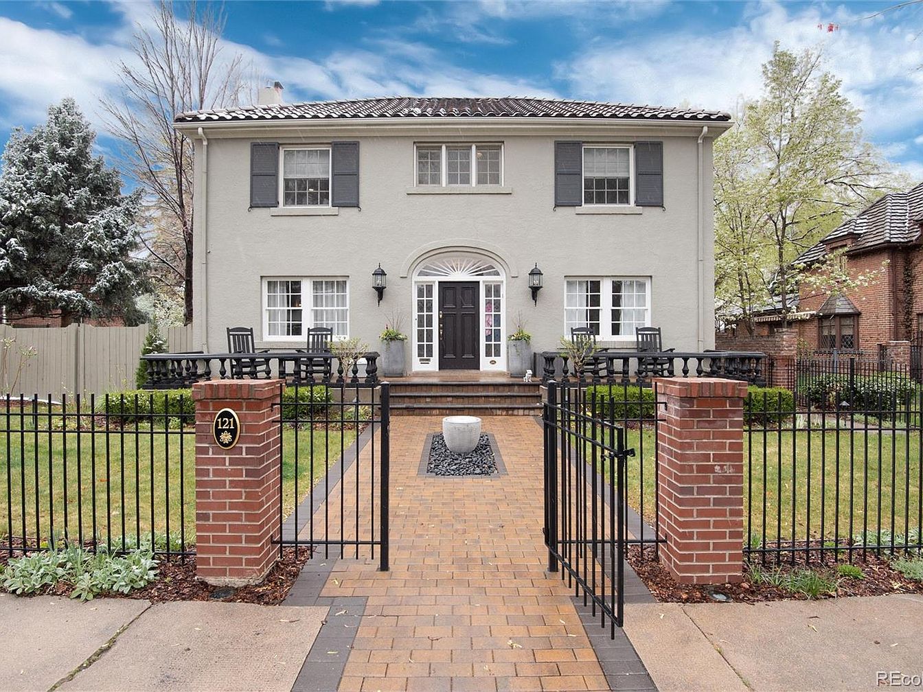 Charming 1922 Mediterranean Home in Colorado With 3 Fireplaces, a ...