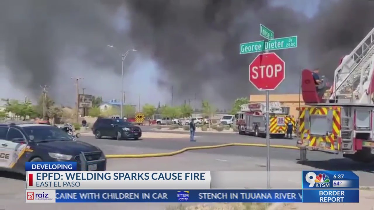 EPFD: Welding sparks cause fire
