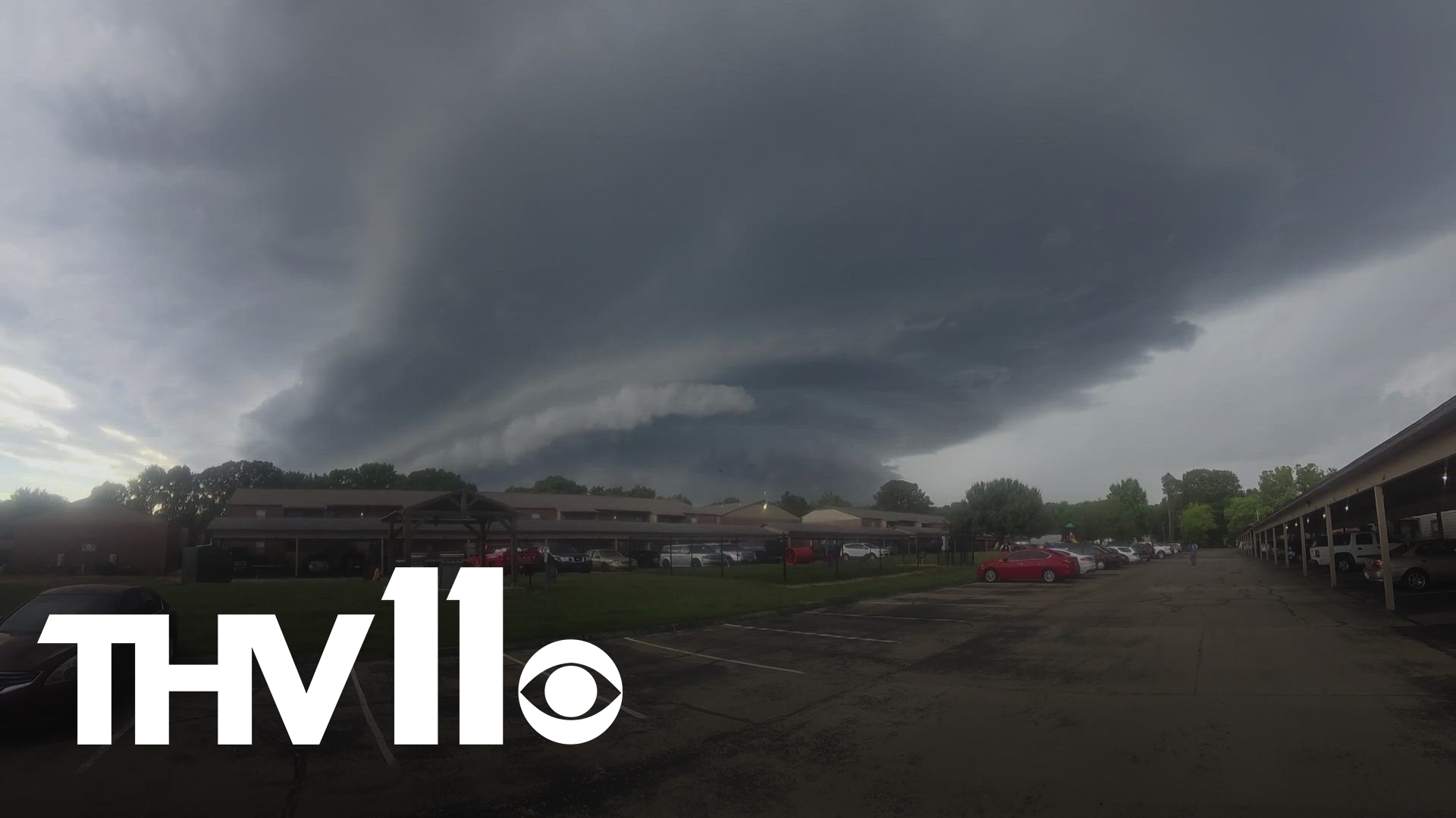 Massive storm supercell seen in Arkansas