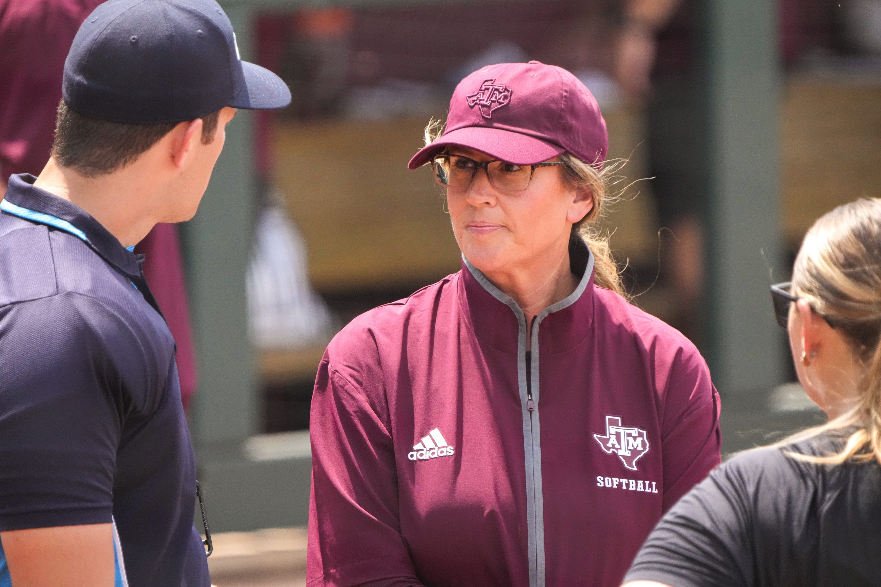 Texas A&M's Trisha Ford speaks after the NCAA selection show