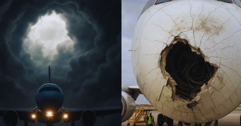 IndiGo Delhi-Srinagar flight hit by hailstorm, plane nose damaged ...