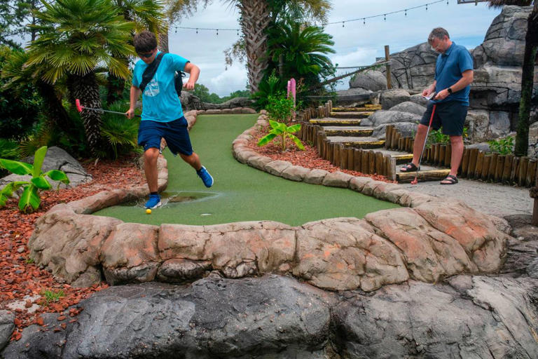 Myrtle Beach known for mini golf, pancake houses and beach shops. Just ...