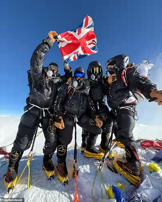 British MP makes history as he scales Everest just five days after ...