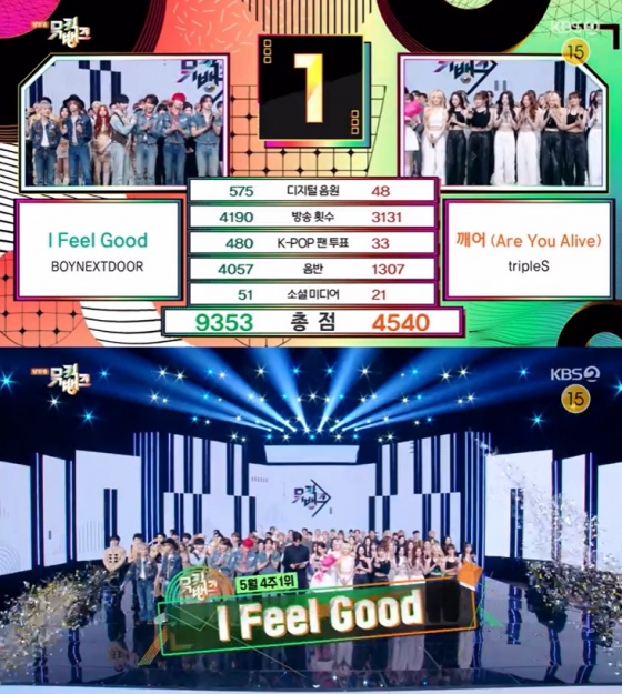 "전생에 나라를 구했나" '뮤뱅' 보넥도, 또 1위..아이들·라이즈·백현 컴백[★밤TView]