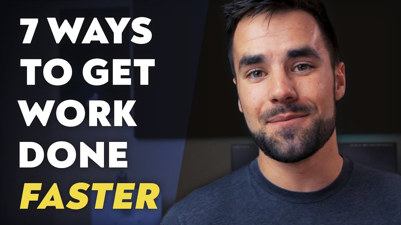 7 Quick Productivity Tips for Getting Work Done Faster