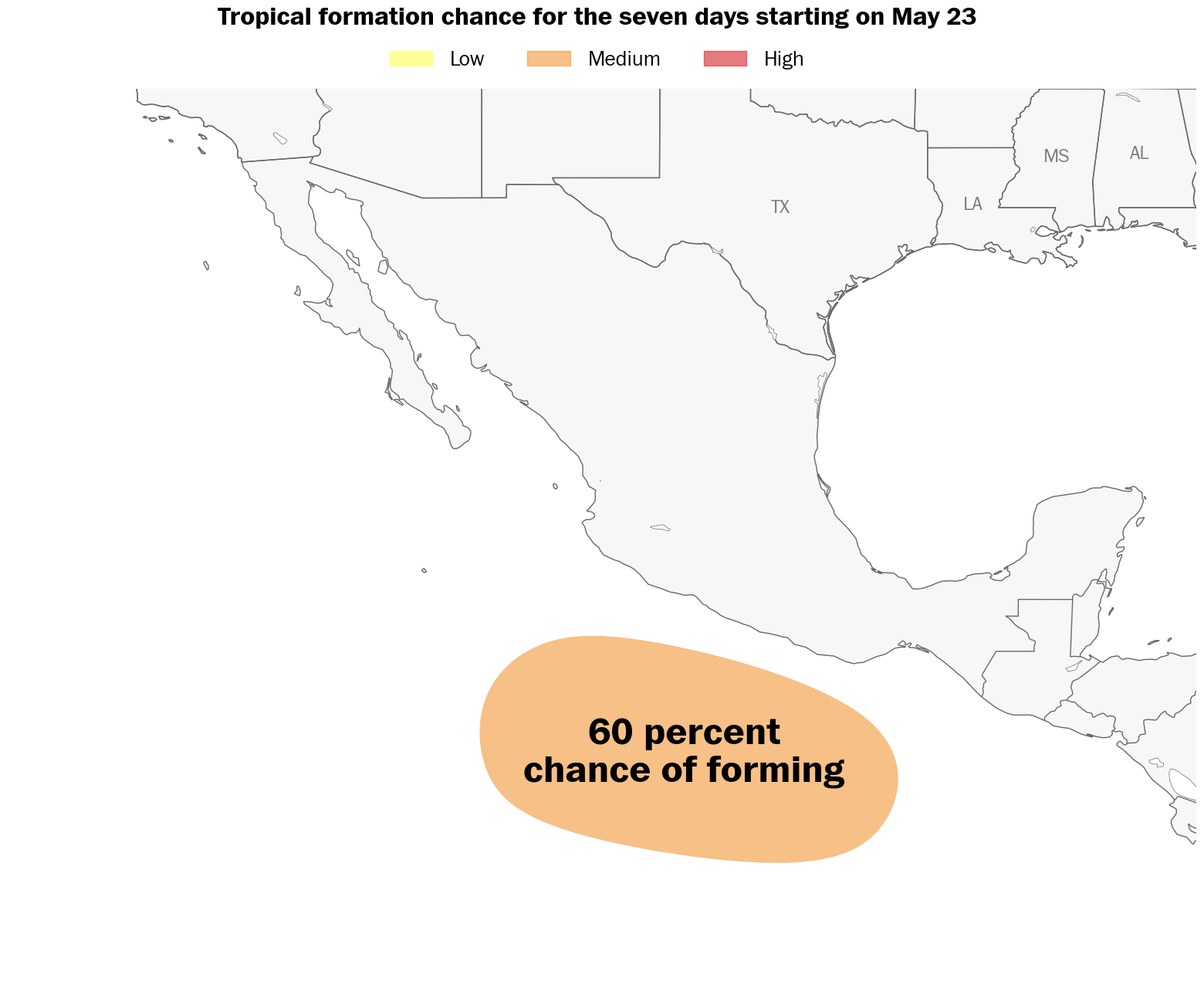 First storm of the eastern Pacific hurricane season may form next week