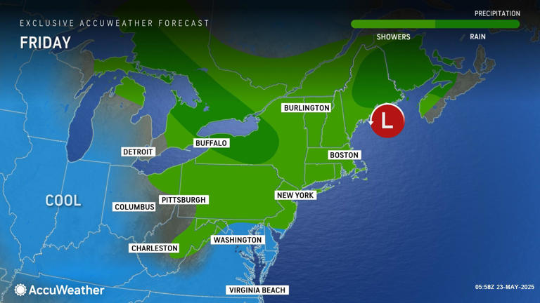 It's raining again! Slow improvement through the weekend with lessening ...