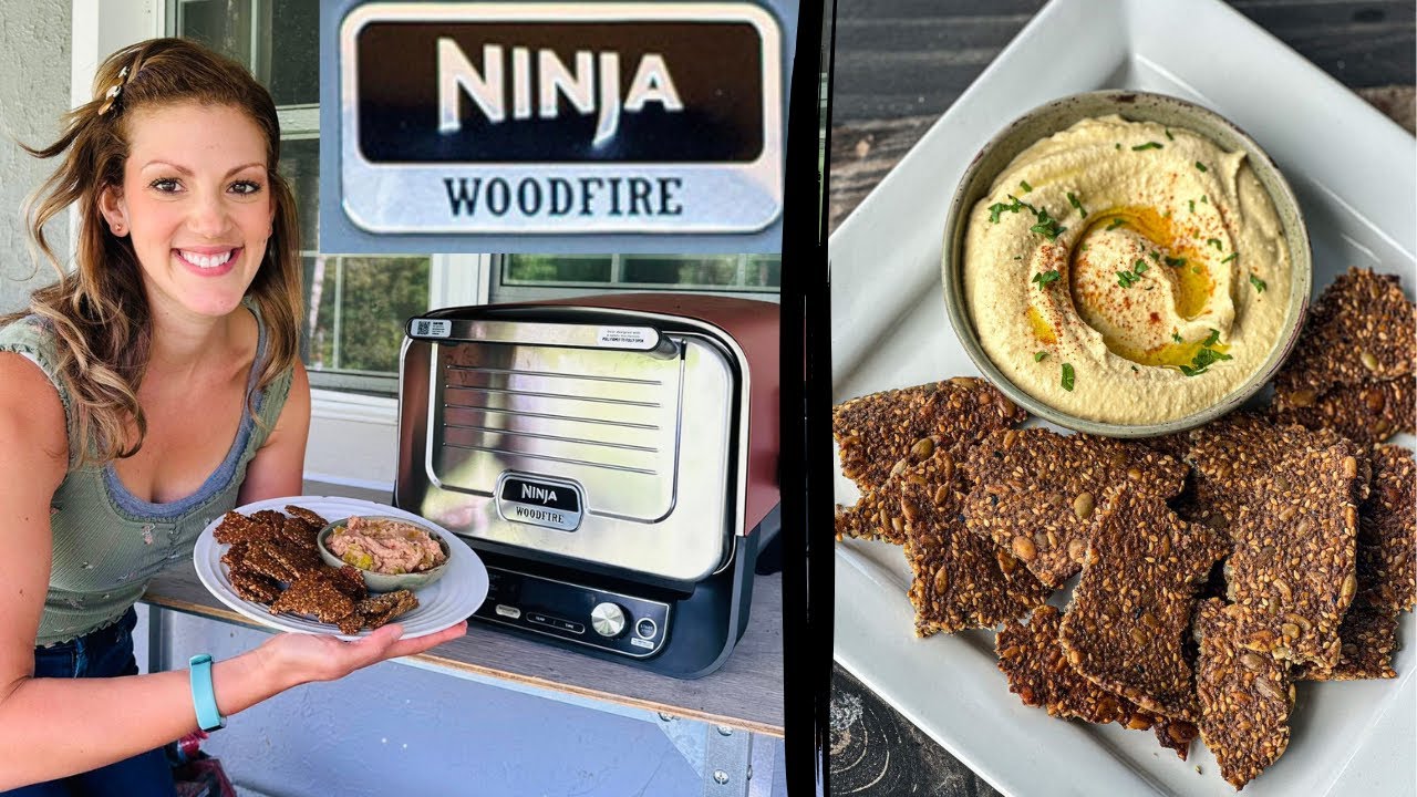 Smoky Super Seedy Crackers from the Ninja Woodfire Oven