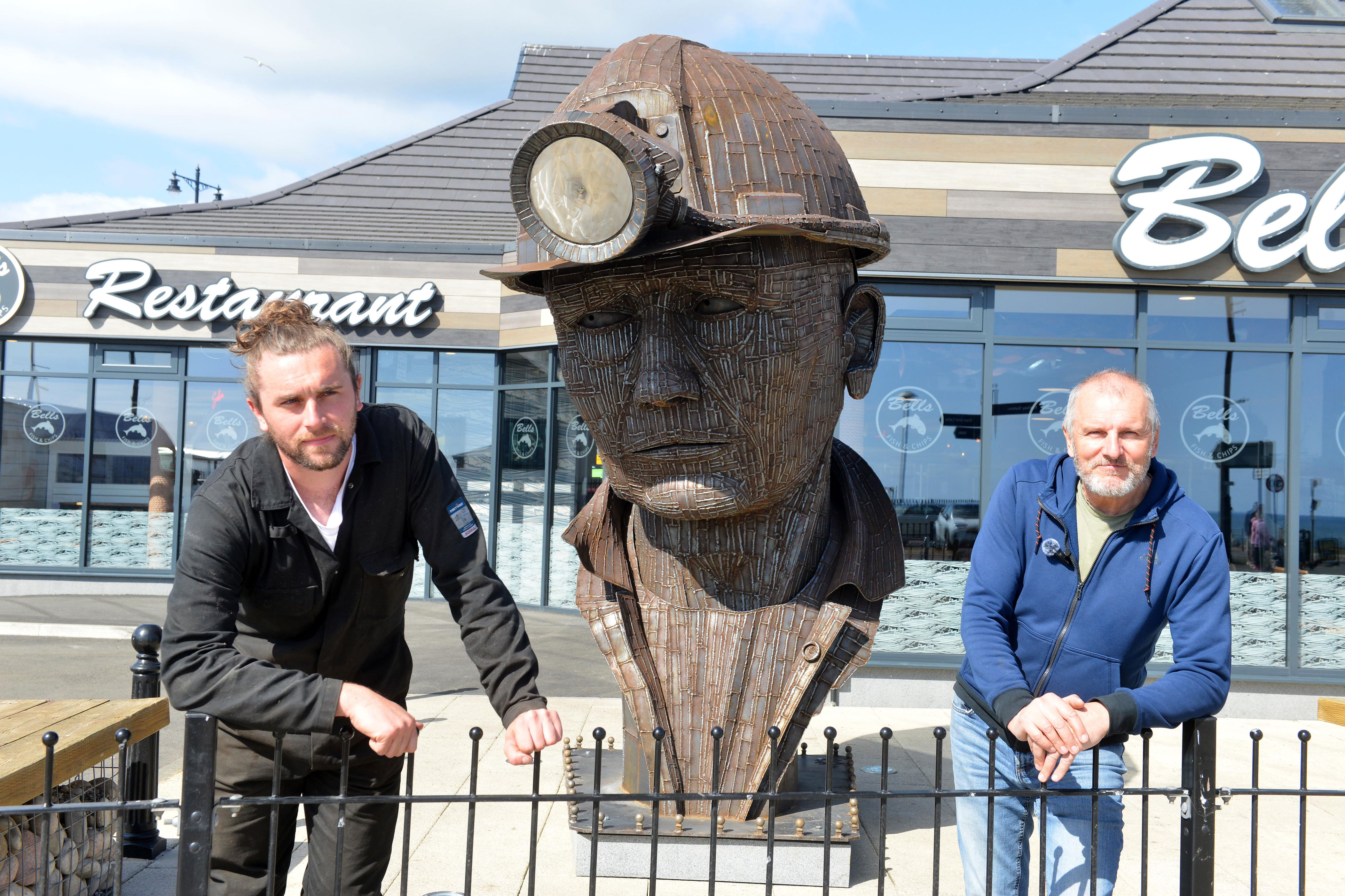 Ray Lonsdale unveils latest stunning sculpture honouring Seaham's ...