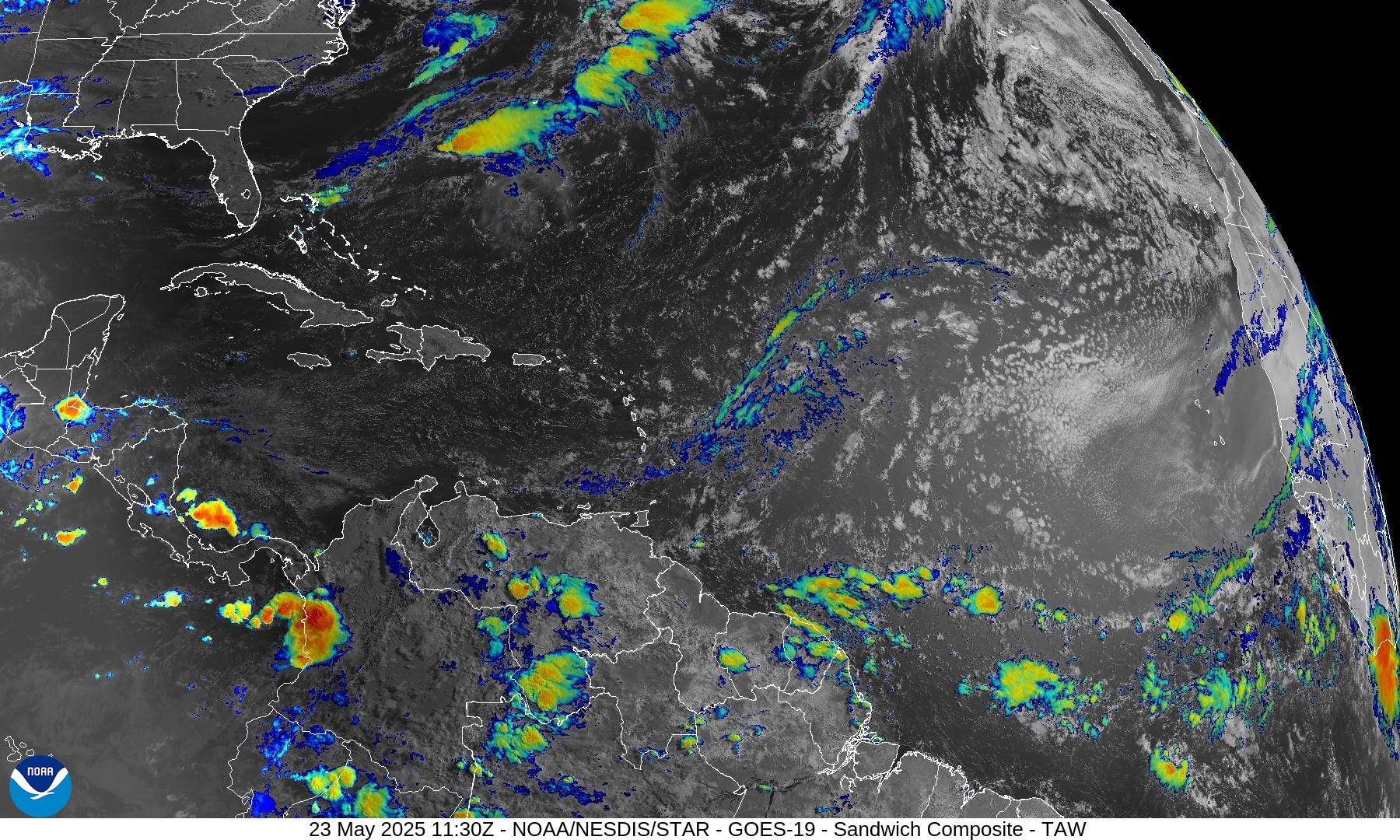 National Hurricane Center tracking 2 tropical waves. See 2025 hurricane ...