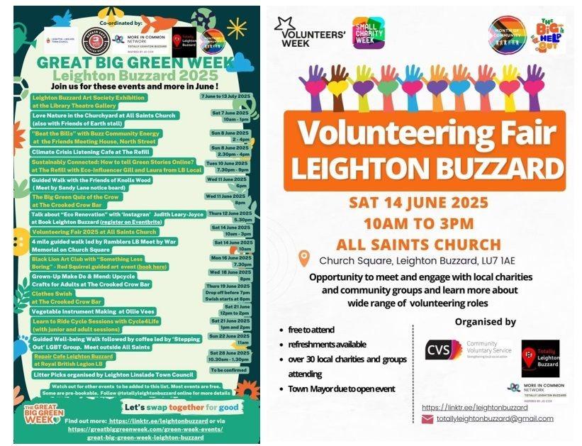 The Volunteering Fair LB and a programme of fantastic Great Big Green ...