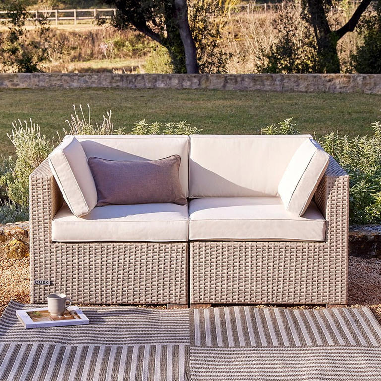 This stunning rattan garden sofa from Dusk is getting rave reviews from ...
