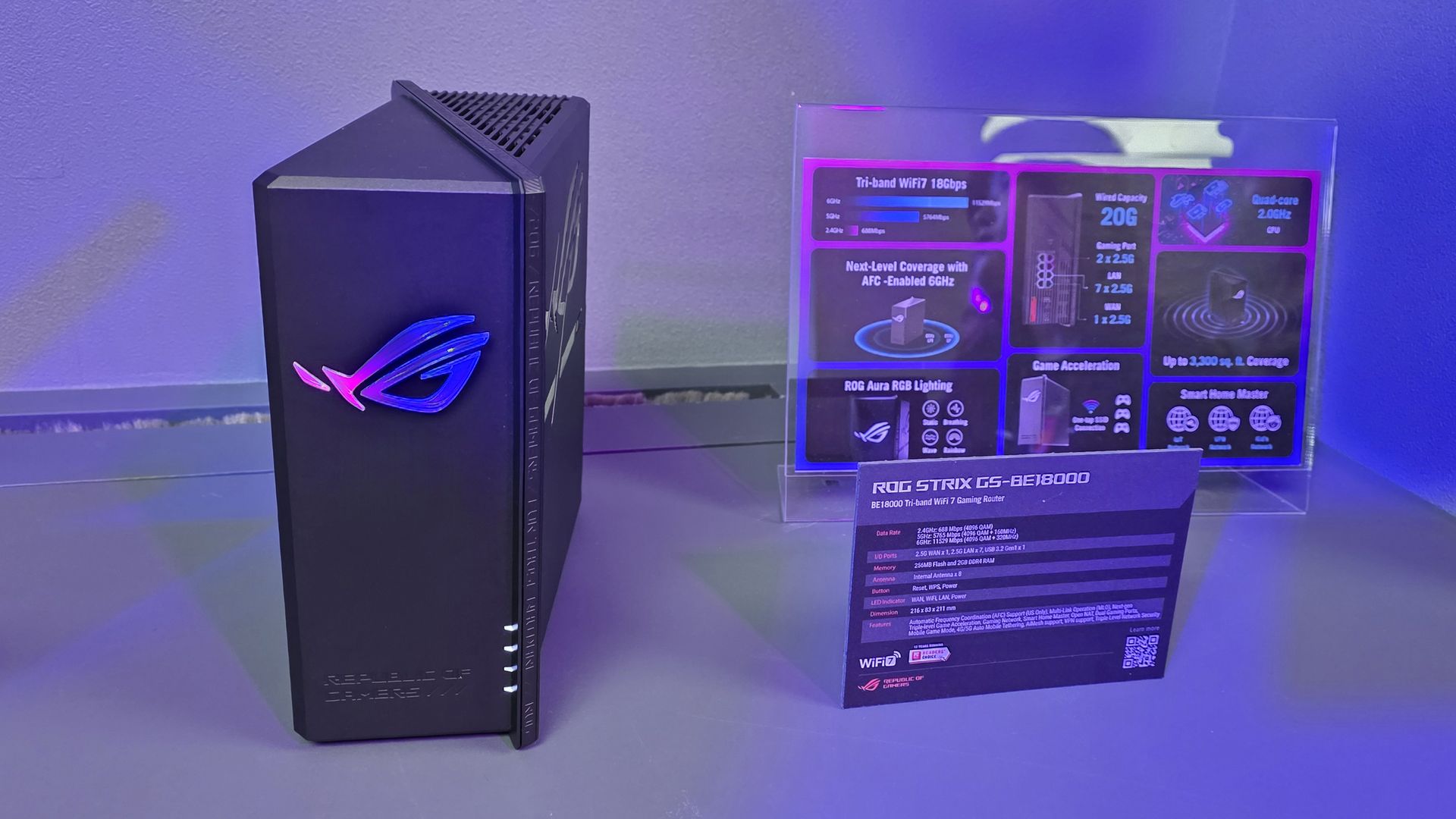 Asus launches new ROG Wi-Fi 7 gaming router that comes with nine 2.5G ports