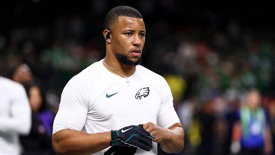 Saquon Barkley takes 3-word shot at Eagles' Tush Push adversaries