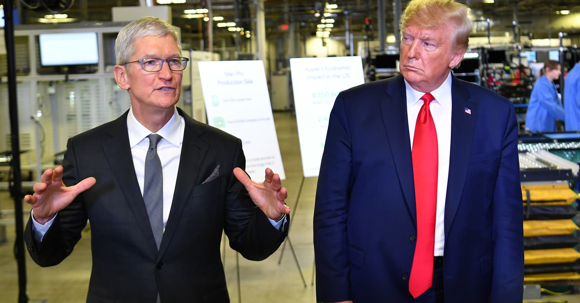 Trump says Apple must pay a 25% tariff on iPhones not made in the U.S.
