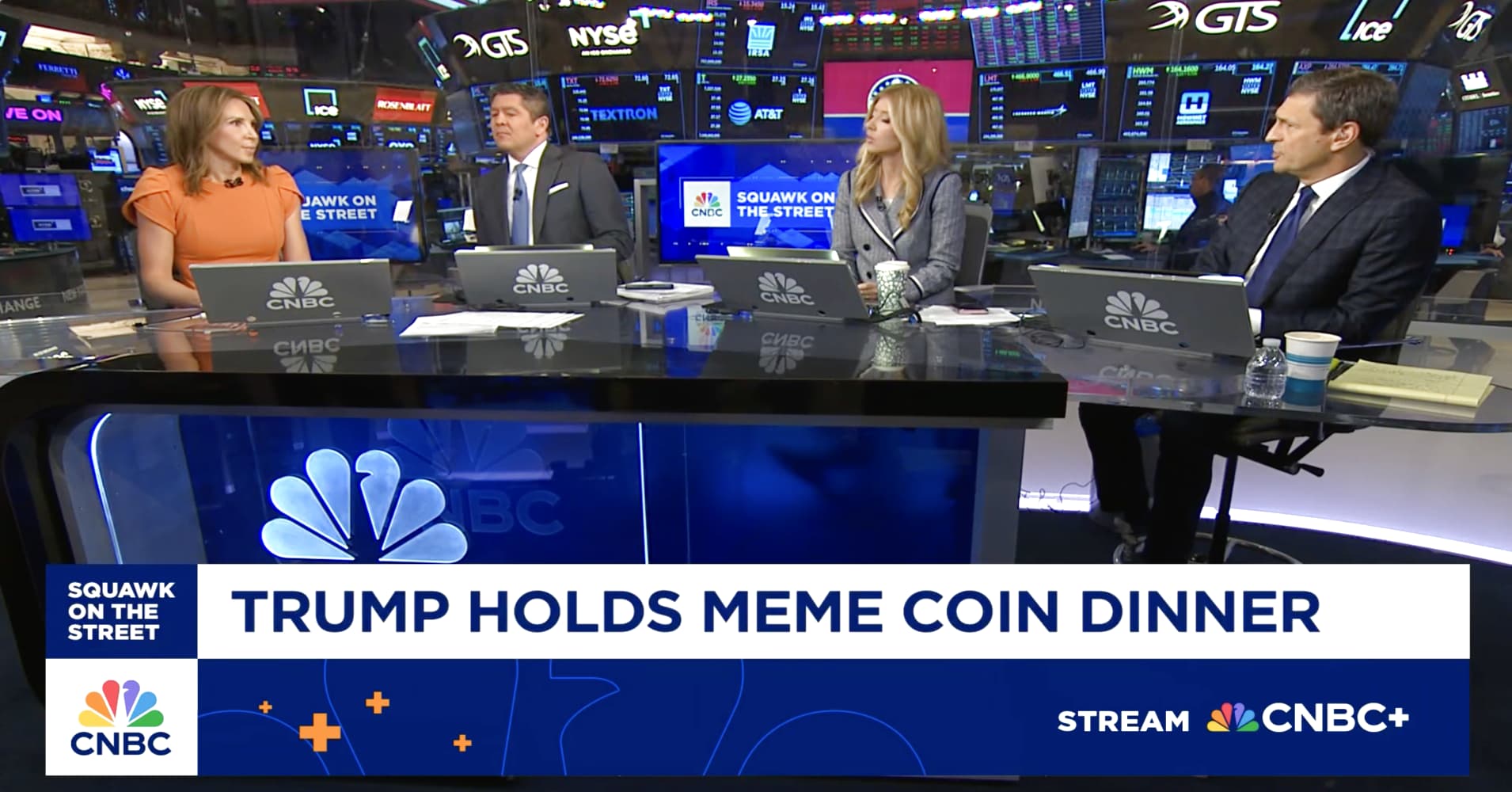 President Trump holds meme coin dinner