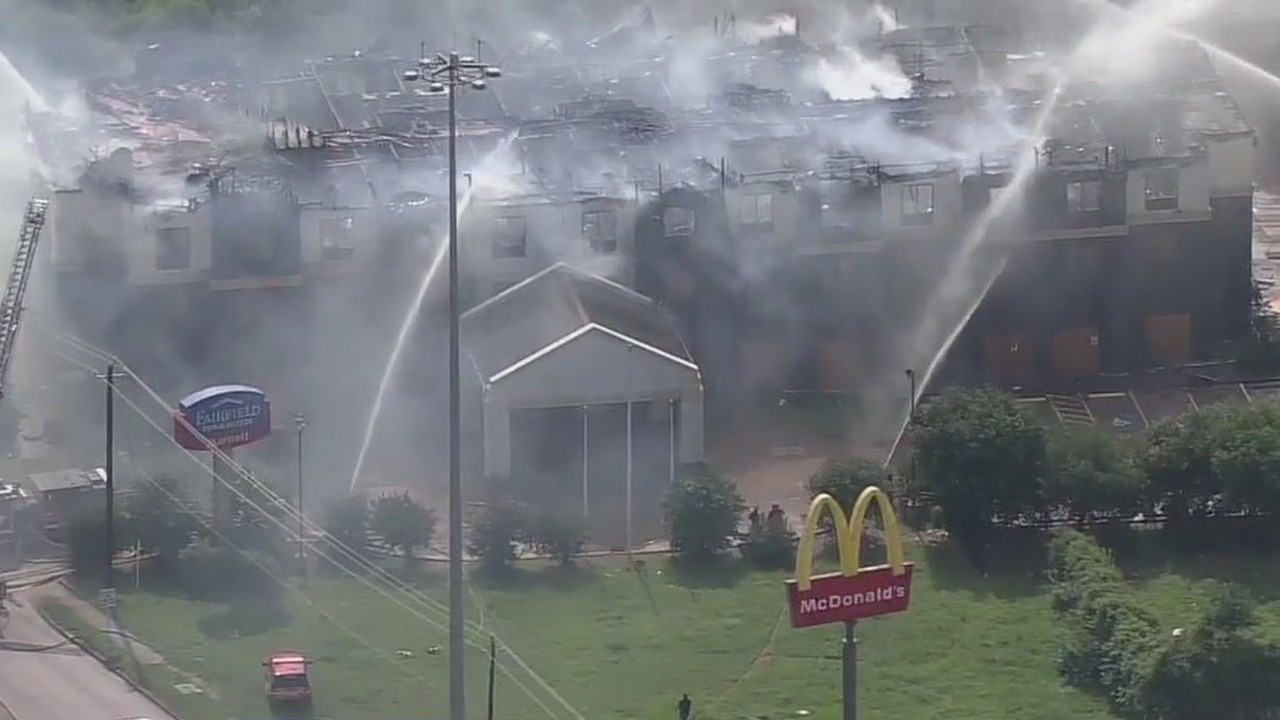 Vacant Channelview hotel catches fire a third time