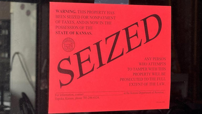 Kansas automotive shop seized for $450,000 tax debt