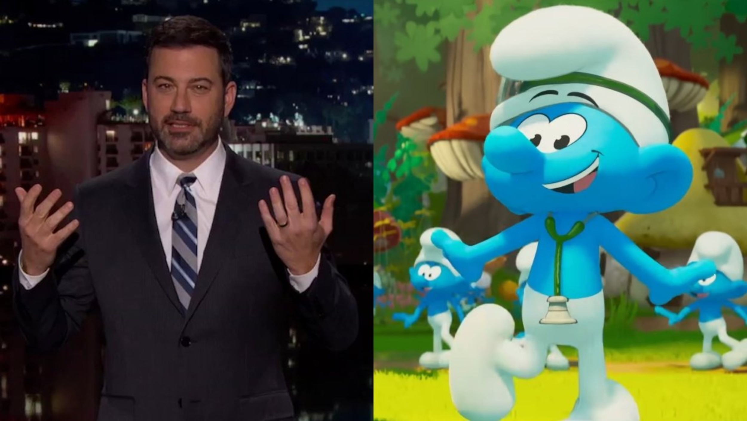 Jimmy Kimmel Joins SMURFS Movie Cast