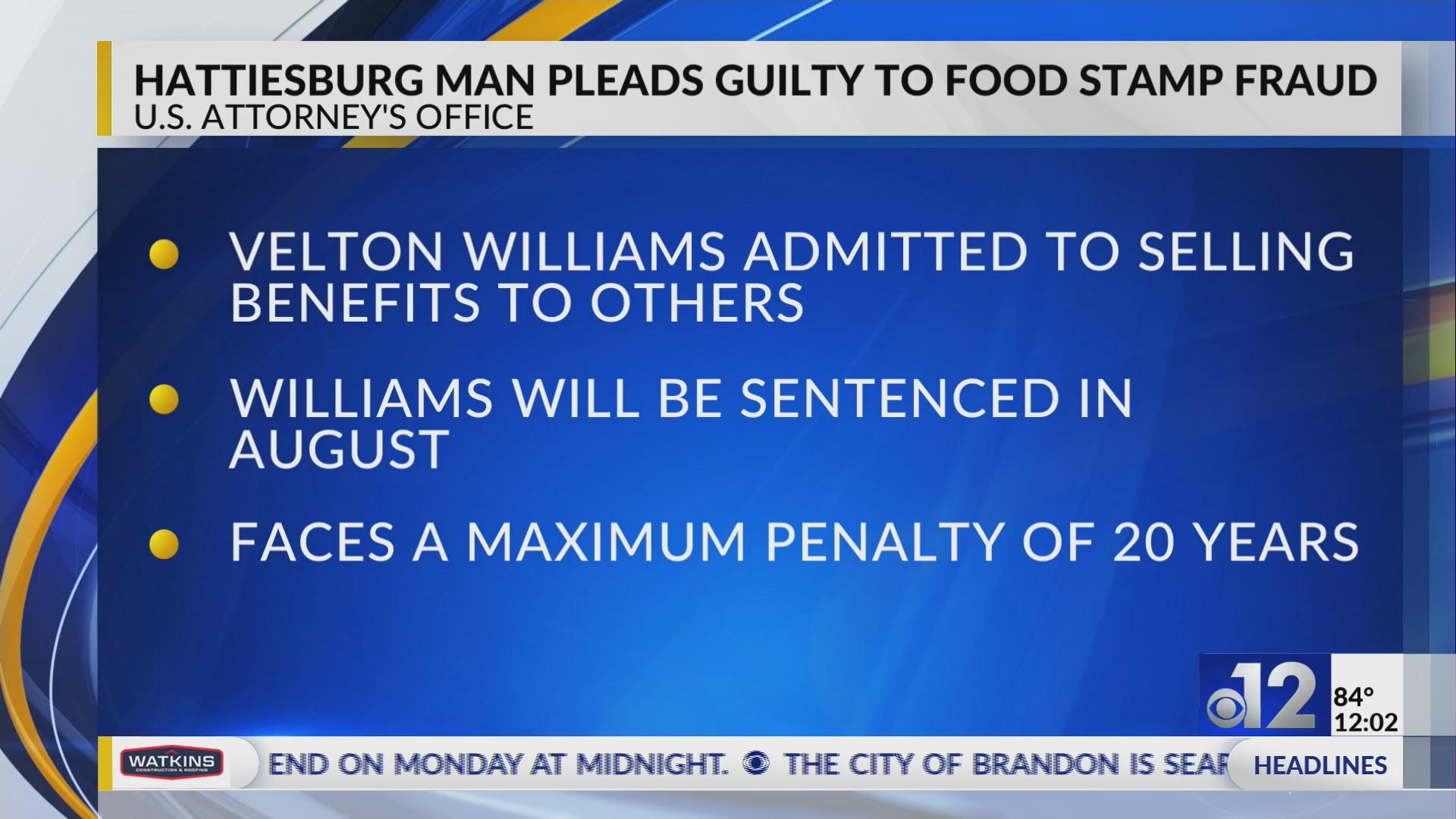 Hattiesburg man pleads guilty to SNAP benefits fraud