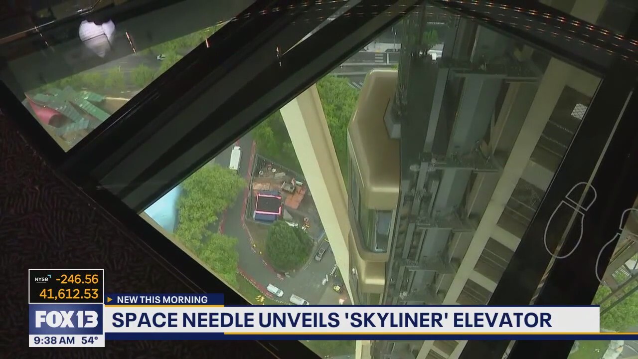 Seattle Space Needle unveils new 'Skyliner' elevator