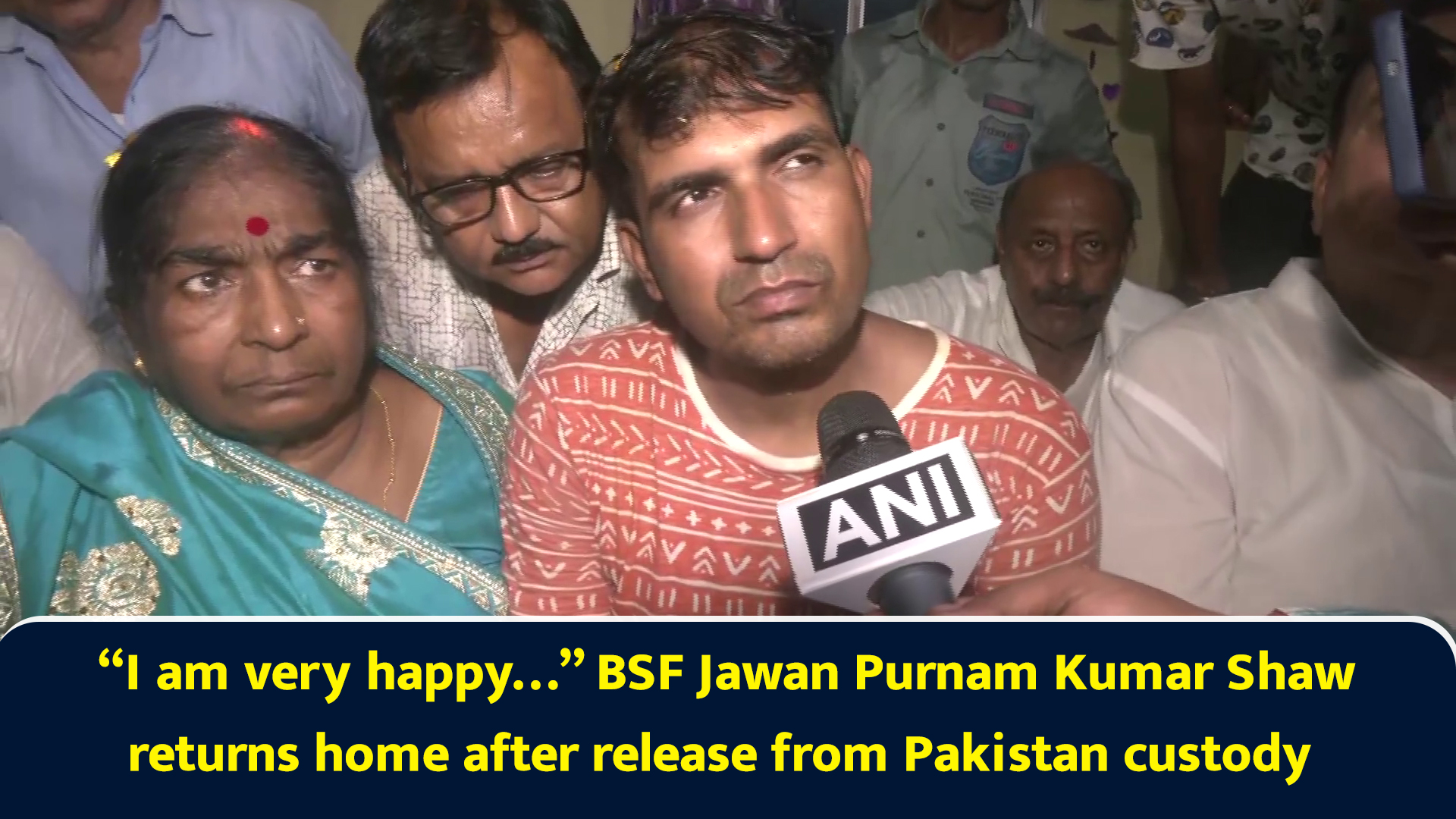 “I am very happy…” BSF Jawan Purnam Kumar Shaw returns home after ...