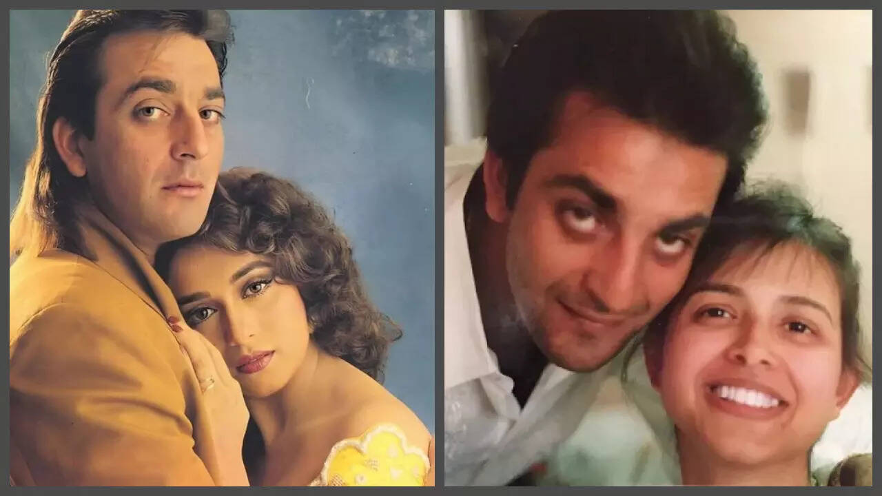 Sanjay Dutt allegedly fell in love with Madhuri Dixit when his wife Richa was battling brain ...