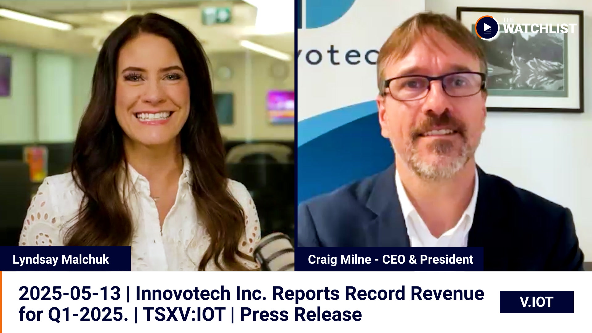 Innovotech With President, Director & CEO Craig Milne