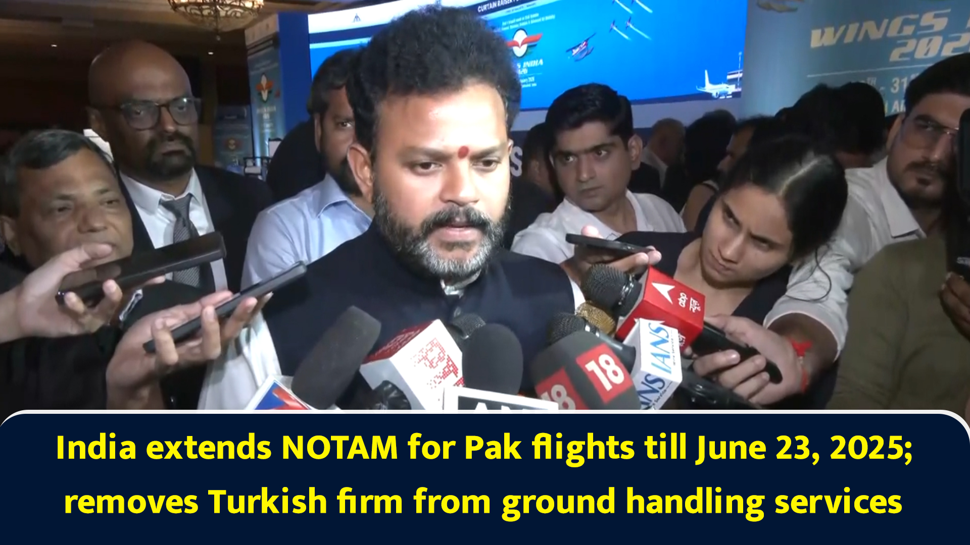 India extends NOTAM for Pak flights till June 23, 2025; removes Turkish ...