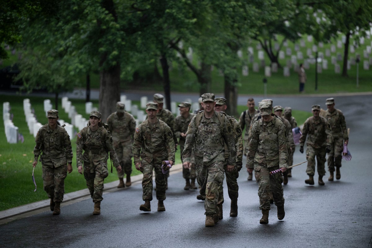 Trump keeps bragging about military recruitment success. It was up ...