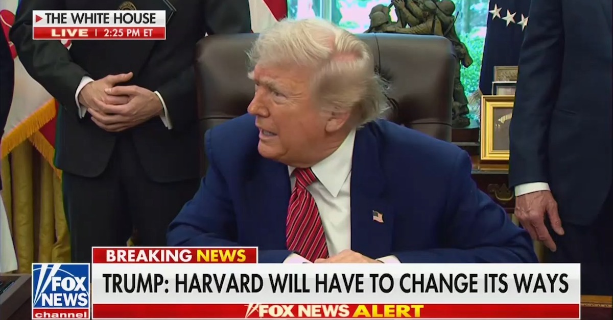 Trump Defends Harvard Ban on Foreign Students By Claiming A Lot of Them ...