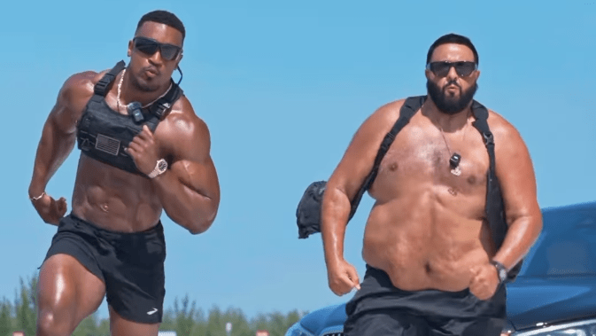 DJ Khaled Shows How Fast He Can Run In Video With Social Influencer Ashton Hall
