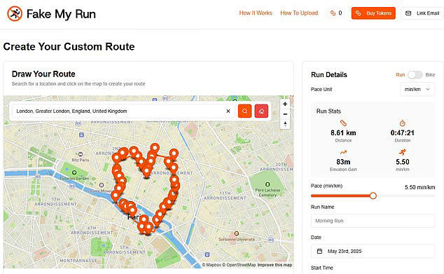 Jog on! Lazy Strava users are using a secret app to FAKE their runs