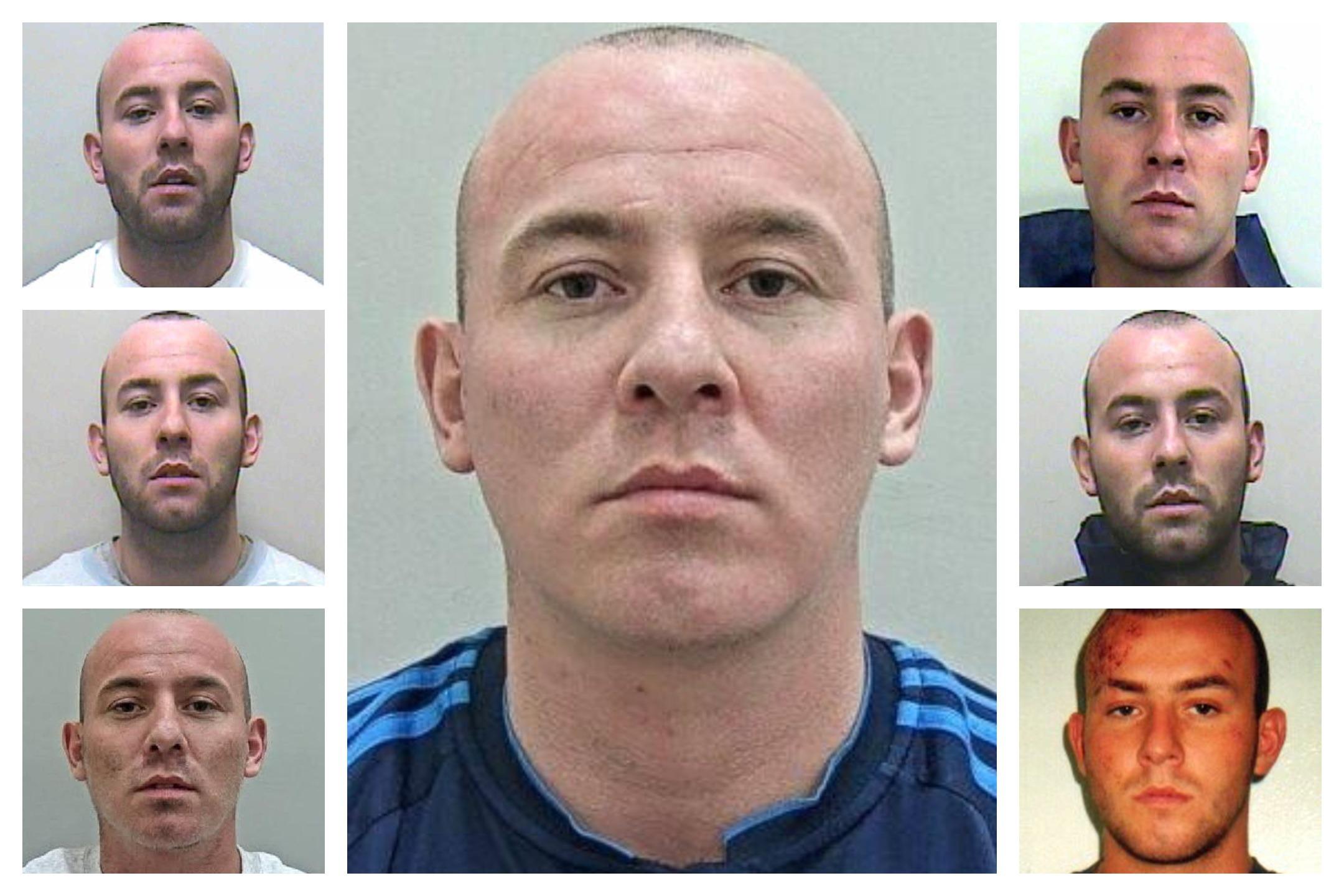 The many faces of Preston's notorious career criminal and double killer ...