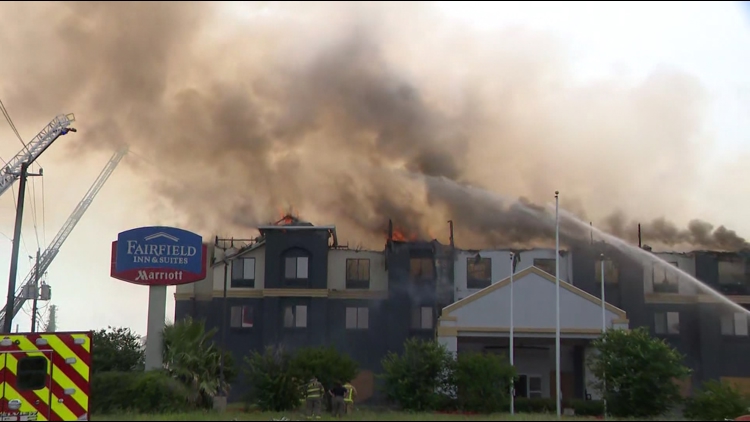 Fire breaks out at East Freeway hotel for third time since March