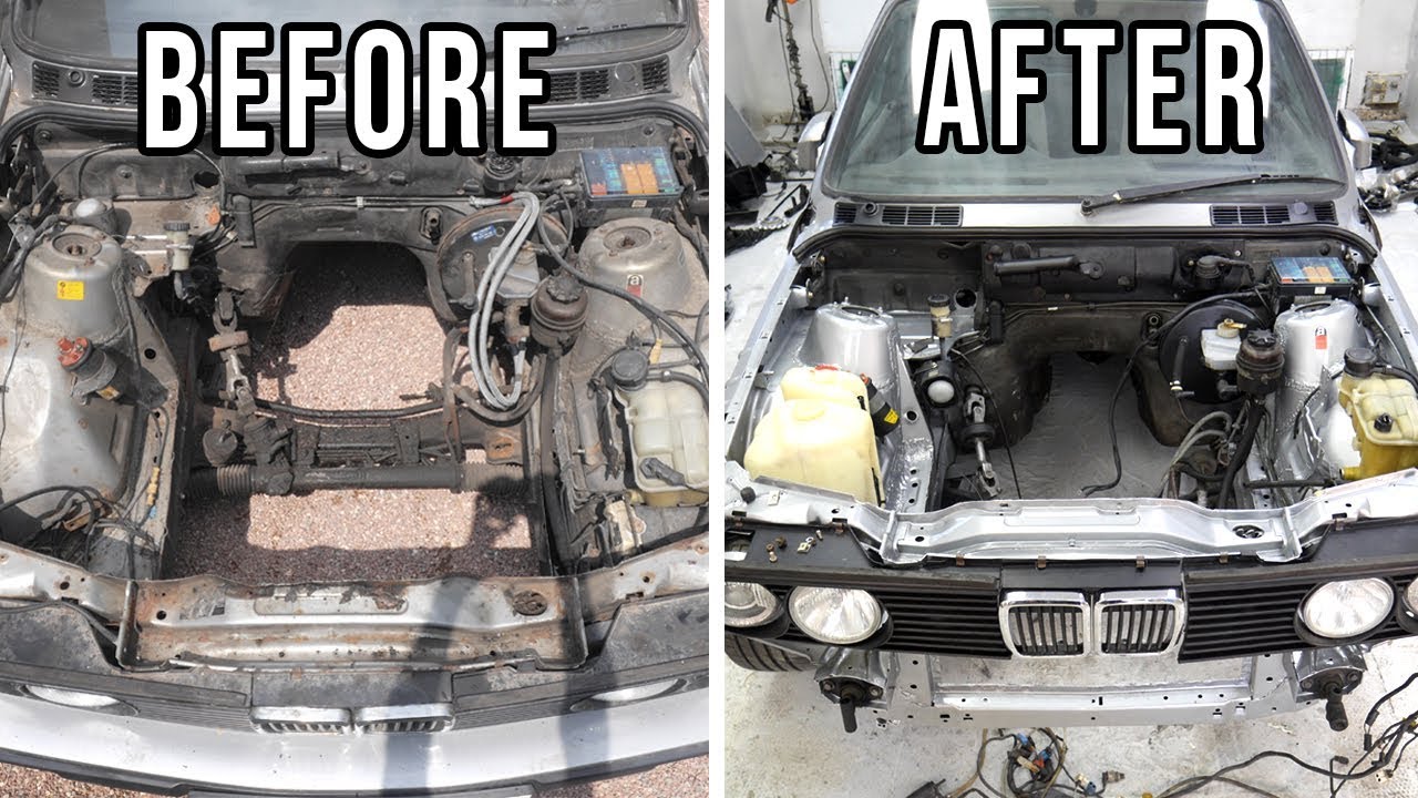 BMW E30 325i Touring Engine Bay [Restoration] - Almost Finished!