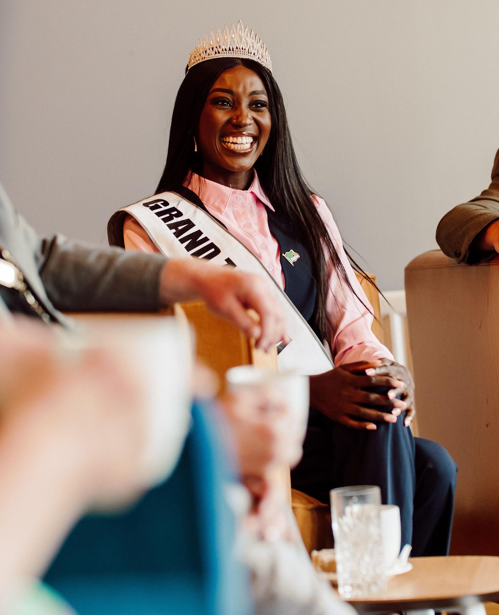 Miss Grand Zambia 2025 Anna Musonda visits the Borough during UNESCO ...