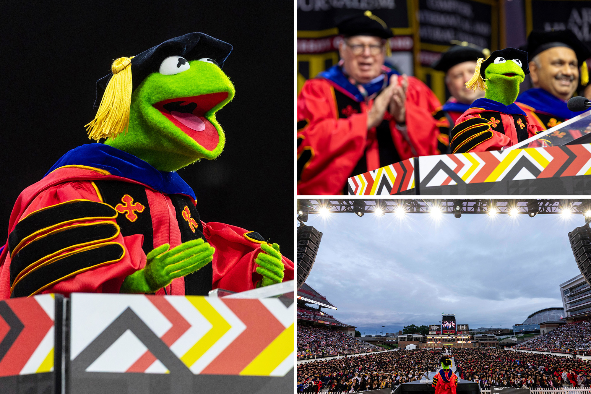 Kermit the Frog delivers inspiring commencement remarks to University ...