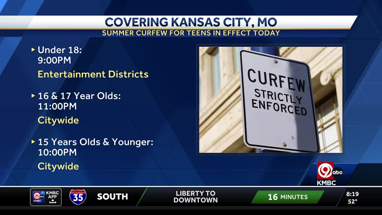 Kansas City curfew begins May 23 for those under 18