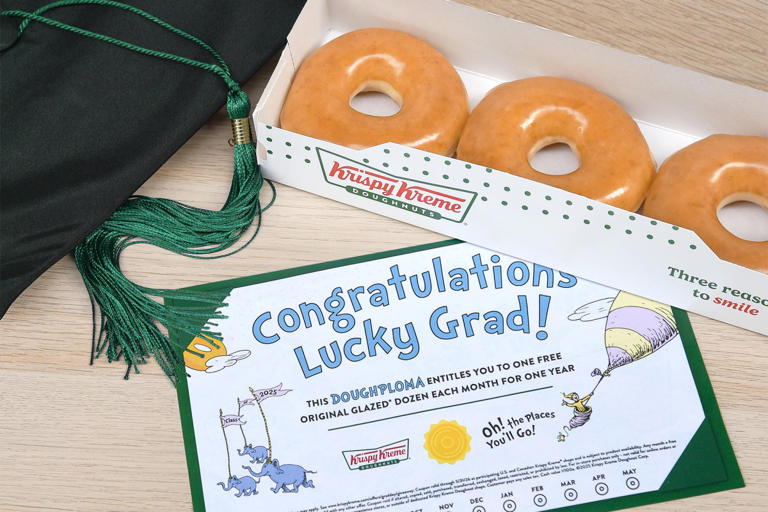 Krispy Kreme Is Giving Away Free Doughnuts to Graduates—Here's How to ...