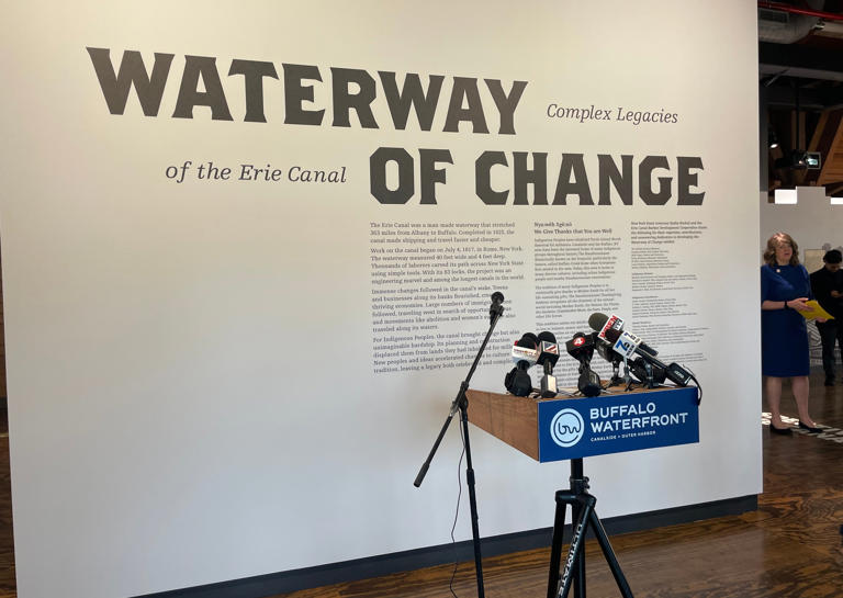 'Waterway of Change' exhibit opens at Canalside to celebrate Erie Canal ...