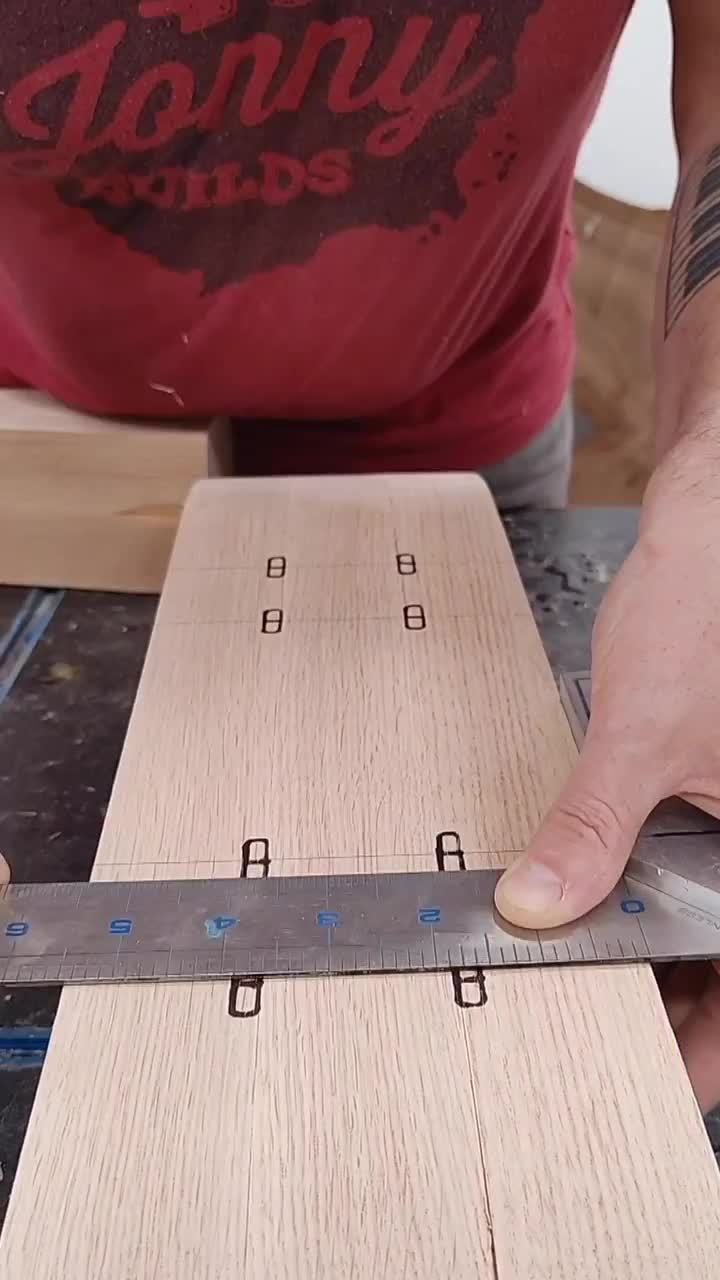 I built a solid oak table base! 🪵