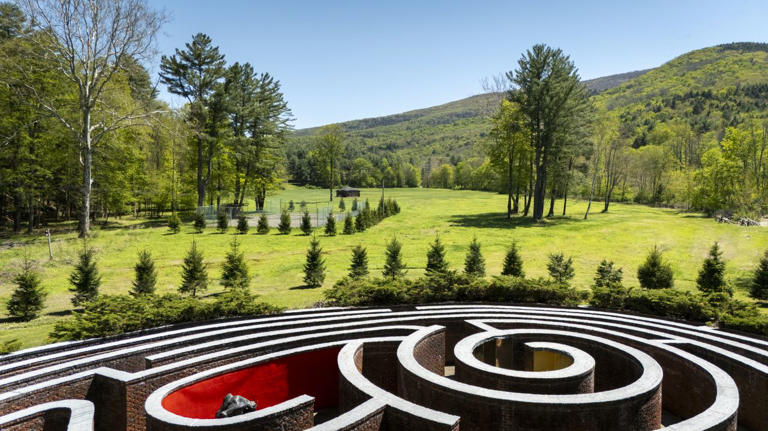 On the Market for $10 Million: a New York Estate With a Large Stone Maze