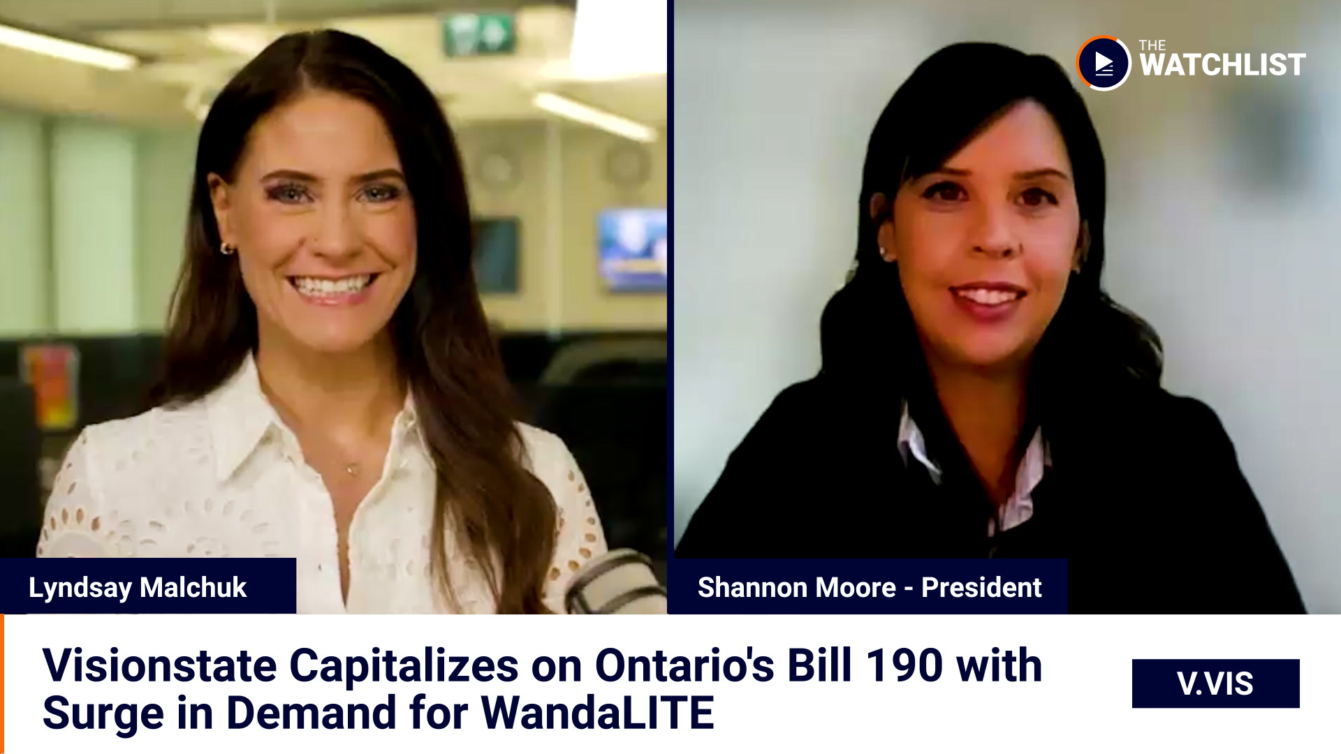 Visionstate With President, Shannon Moore