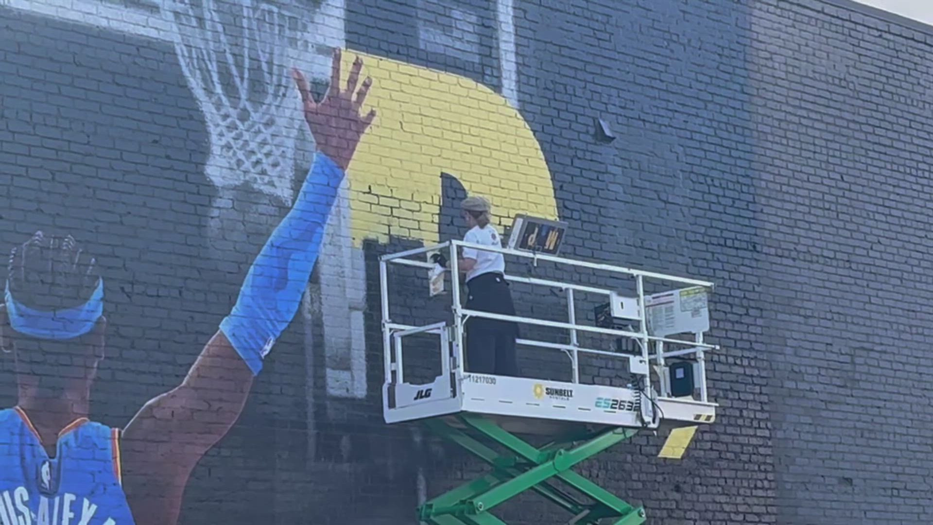 Converse Paints SGA MVP Mural