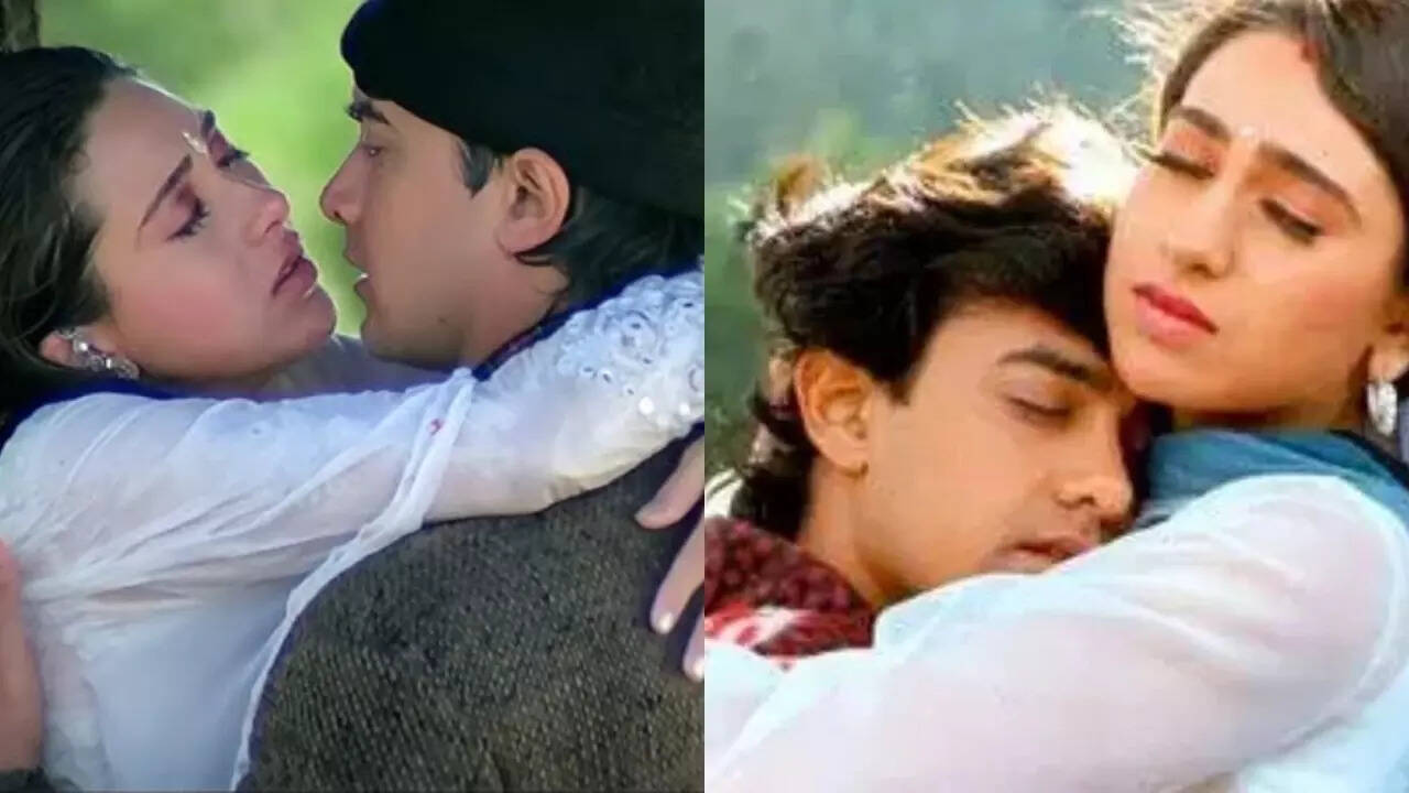 When Karisma Kapoor spoke about her intense kissing scene with Aamir Khan in 'Raja Hindustani ...