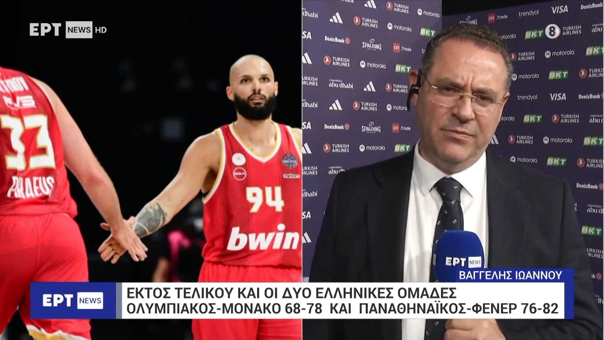 Το σχόλιο του Βαγγέλη Ιωάννου για το Ολυμπιακός - Μονακό