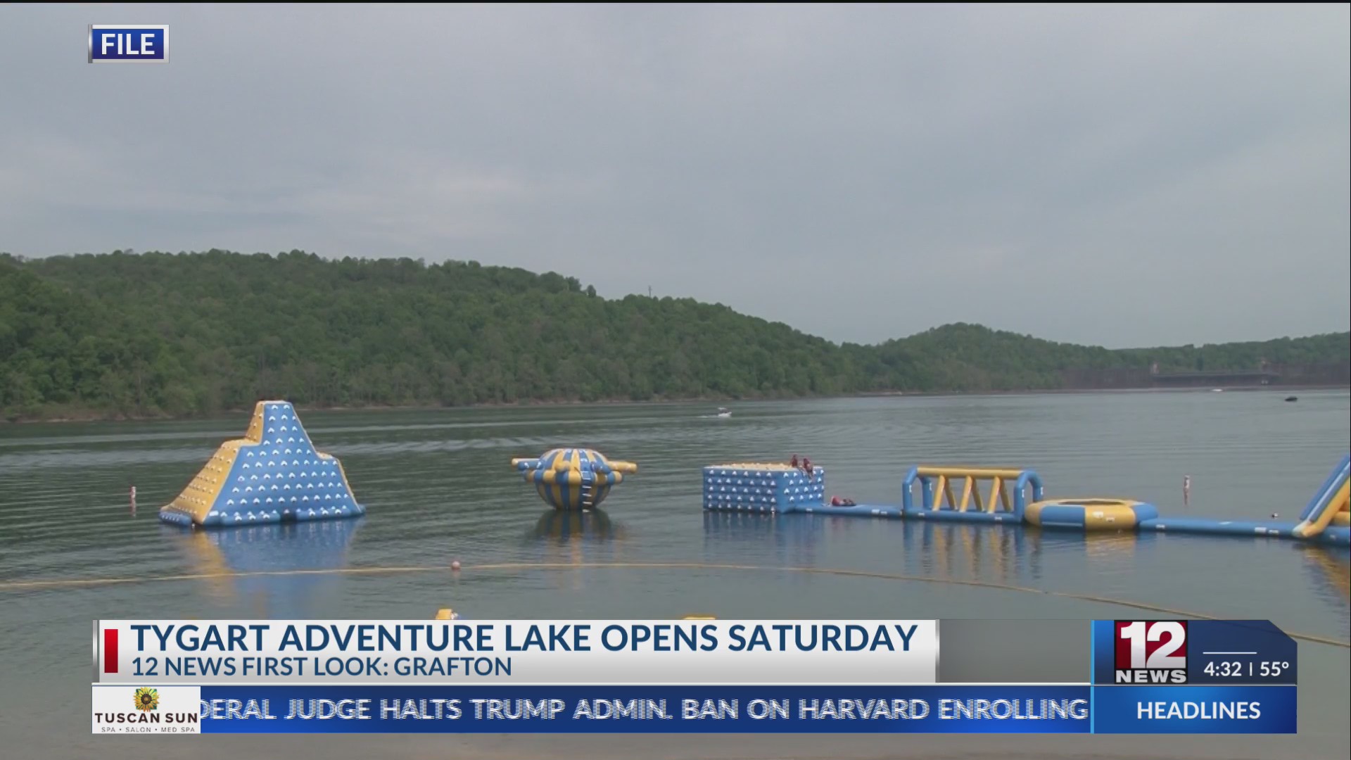 Tygart Adventure Lake announces opening date