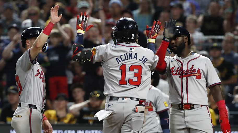Ronald Acuna Jr. launches home run on first pitch after ACL injury
