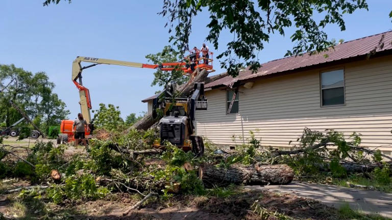 Fort Chaffee cleans damage from EF-1 tornado